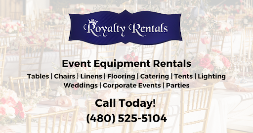 Royalty Rentals | Arizona's Chair and Table Rental Company